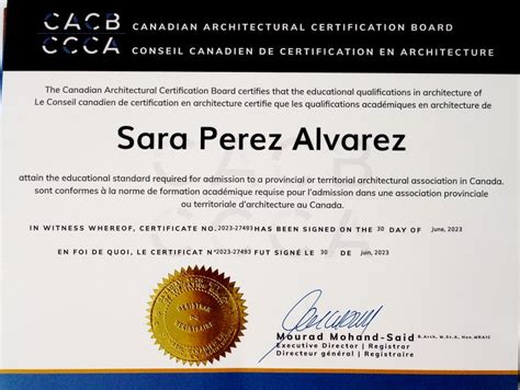 Sara Pérez Álvarez On Linkedin Cacb Architect Canada 42 Comments