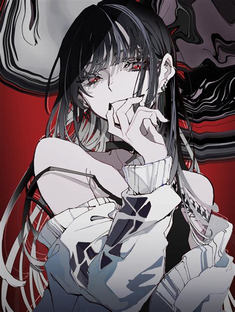 Safebooru 1girl Absurdres Bare Shoulders Black Hair Bow Bowtie