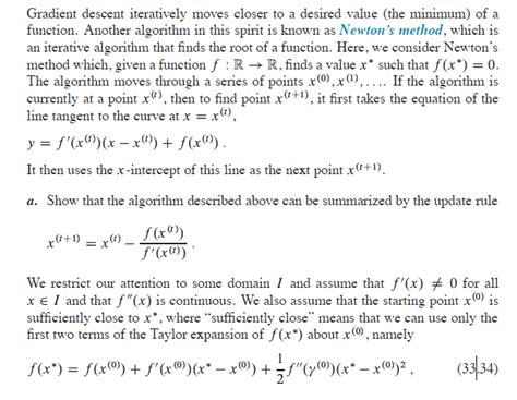 Solved Gradient Descent Iteratively Moves Closer To A