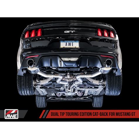 Awe Tuning S550 Mustang Gt Axle Back Exhaust Track Edition Chrome S