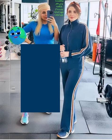 عکس قد بلند و اندامی بهنوش طباطبایی زیباتر از مربی اش روزنو