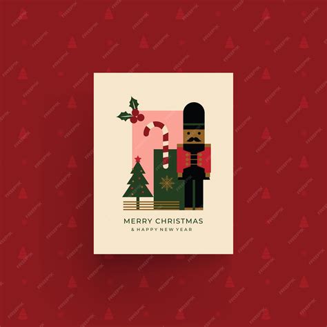 Premium Vector Winter Posters And Cards With Christmas Background