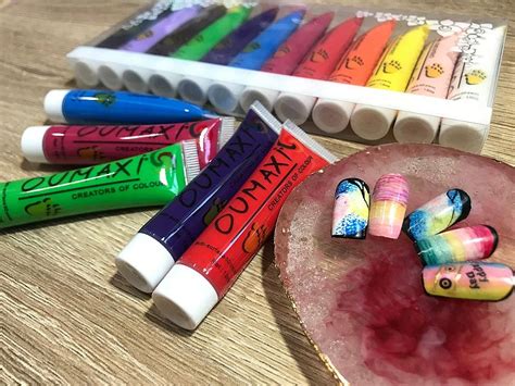 Nail Art » 2D » OUMAXI Acrylic Paint • www.me-nail.com