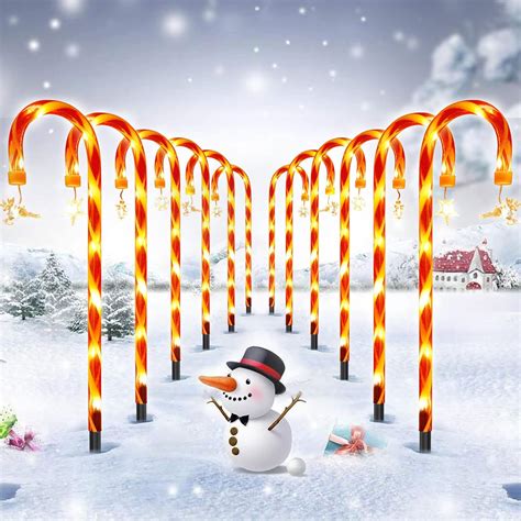 12 Pack Christmas Candy Cane Lights Ofertas Y Cupones