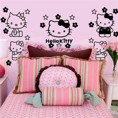 Hello Kitty Inspired Wall Decal Sticker Art Arts Crafts