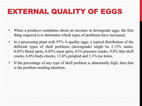 Grading And Quality Parameters Of Eggs Pptx