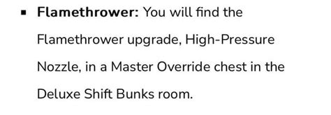 Missing Master Override Box For High Pressure Nozzle In Ch10 Rdeadspace