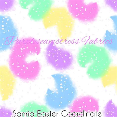 Sanrio Easter Coordinate Fabric Purpleseamstress Fabric