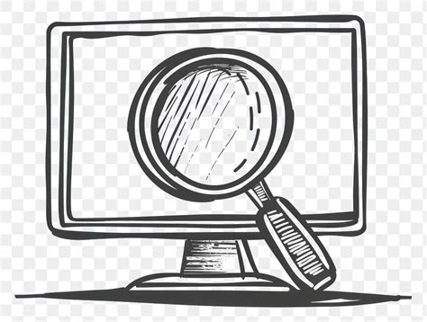 Png Magnifying Glass Computer Screen Premium Png Rawpixel