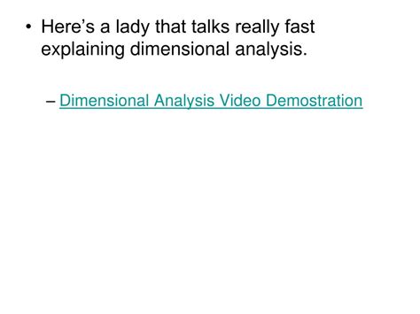 Ppt Unit Conversions Using Dimensional Analysis” Powerpoint Presentation Id4176867