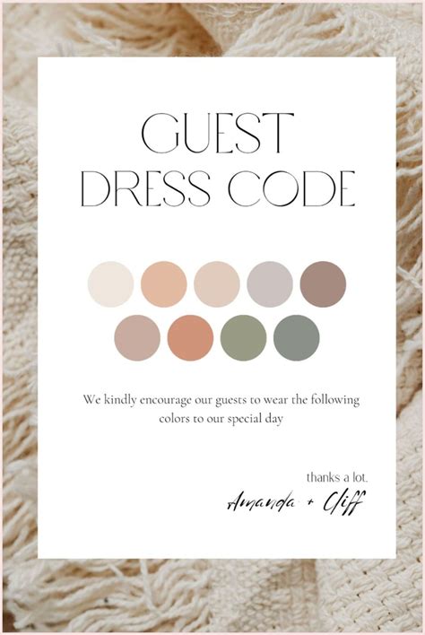 Dress Code Name At Hortencia George Blog