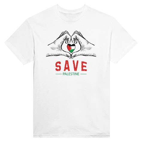 Tee Shirt Save Palestine T Shirt Solidarité Palestine Free