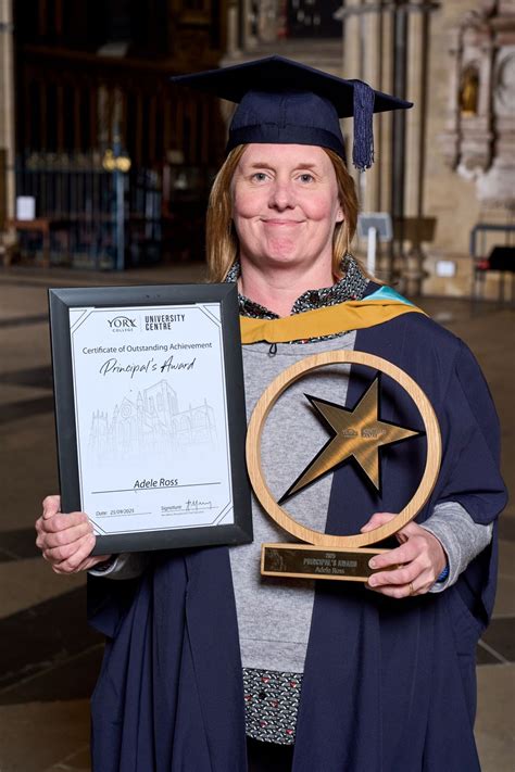 Adele Gains First Class Honours… York College And University Centre