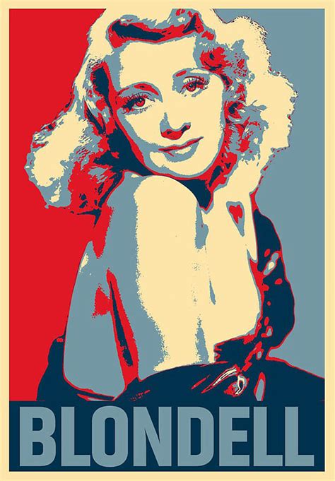 Joan Blondell Digital Art By Unopposa Store Fine Art America