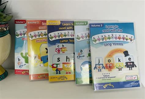 Alphablocks Complete Collection Dvd Box Set Vol 1 5 Cbeebies Phonics