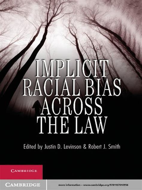 Implicit Racial Bias Across The Law Ebook By Epub Rakuten Kobo