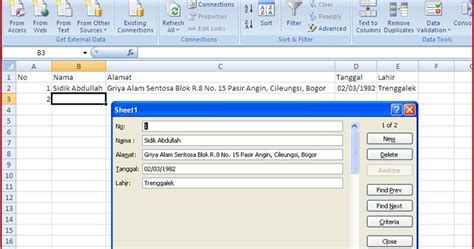 Stie Kalpataru Cara Imput Data Di Excel Dengan Form Stie Kalpataru Cara Imput Data Di Excel Dengan Form