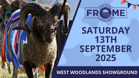 Frome Agricultural And Cheese Show This Years Leaflets Have Just Been