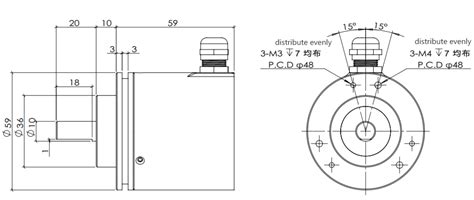 4 20ma Analog Single Turn Absolute Encoder 8 30vdc Current Analog 4