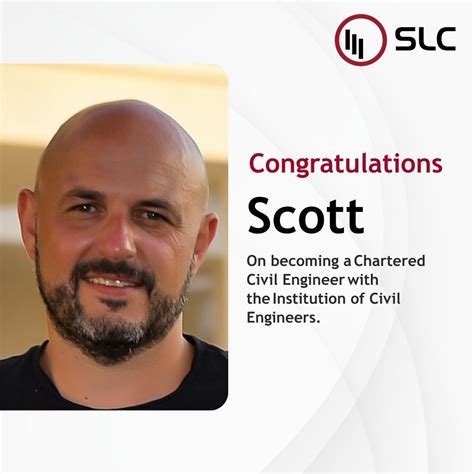 👏congratulations To Scott Edwards Who Has Become A Chartered Civil