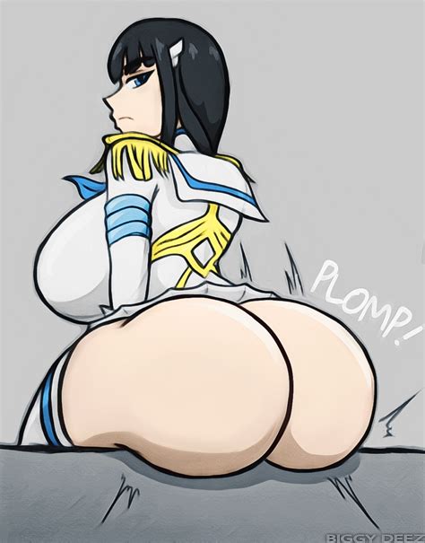 Satsukis Fat Butt By Biggy Deez On Newgrounds