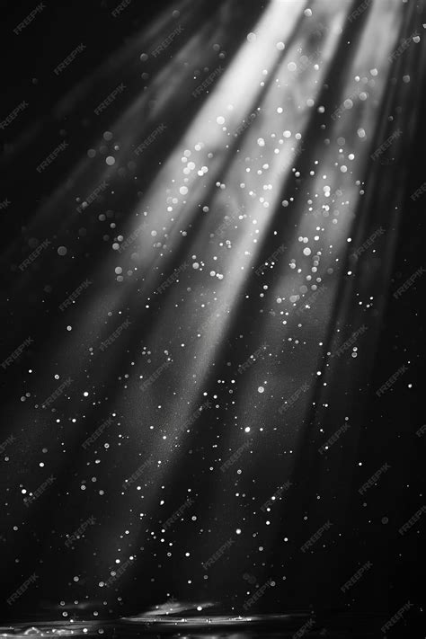 Black Background With Abstract Light And Shadow Effect Premium Ai