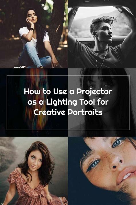 Portrait Photography How To Use A Projector As A Lighting Tool For