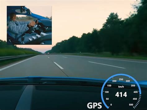 Viral Video Czech Millionaire Drives Bugatti Chiron At 414 Kmph On