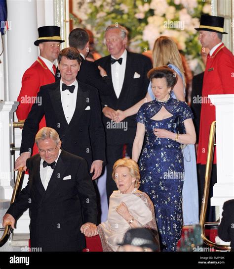 Princess Anne Wedding Timothy Laurence High Resolution Stock