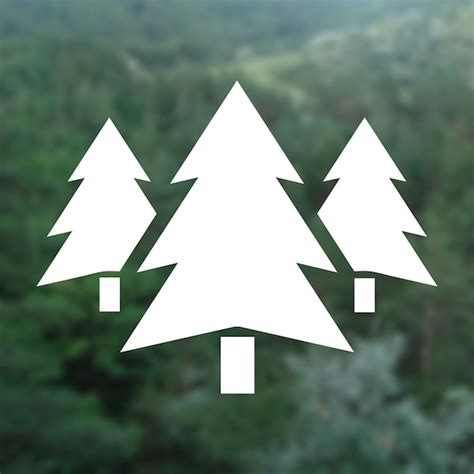Tree Car Window Decals Etsy