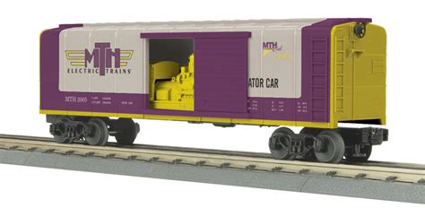 Mthrrc O Gauge Railking Rounded Roof Box Car W Generator Mth Trains