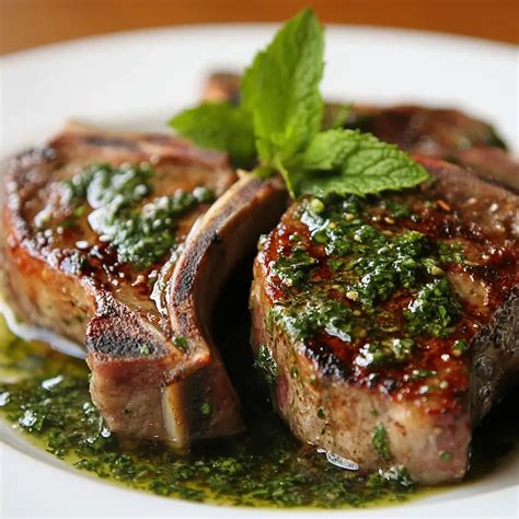 Lamb Chops With Mint Sauce