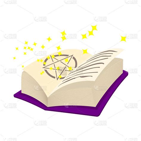 魔法书卡通图标