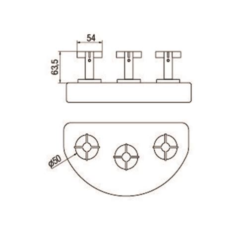 Griferia Bidet Con Transferencia Cromada Cierre Ceramico │ Piazza Guilty Cruz 22404 │ El