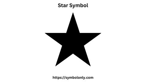 Copy Paste Star Keyboard Symbol