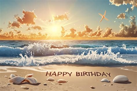 Happy Birthday Beach Graphics 30 Great Happy Birthday Wishes With