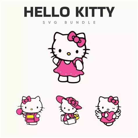 8 Hello Kitty Svg Designs Master Bundles