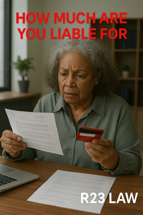 Identity Theft Liability — Guide On A Consumers Liability Following