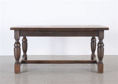 Rustic Oak Kitchen Table Ebth