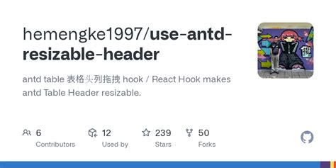 Github Hemengke1997use Antd Resizable Header Antd Table 表格头列拖拽 Hook