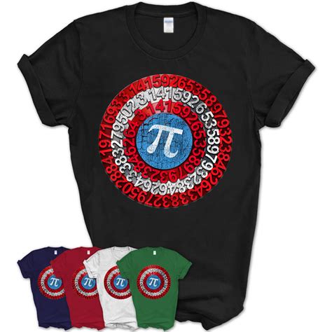 Captain Pi Tshirt Math Superhero 3 14 Nerd Geek T T Shirt Teezou Store