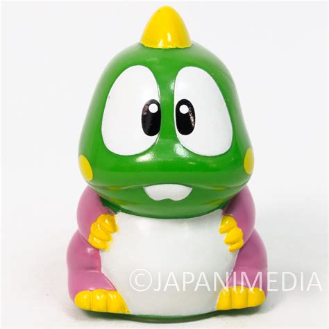 Retro Rare Bubble Bobble Bub Bubblun Dragon Soft Vinyl Figure Coin