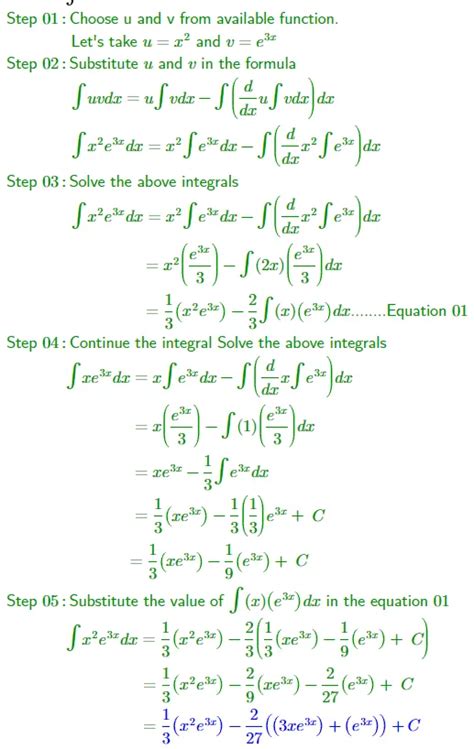 Integration By Parts Complete Derivation And Top 10 Qns 2025