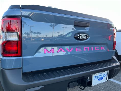 Tailgate Letter Inserts Fits 2022 2025 Ford Maverick —