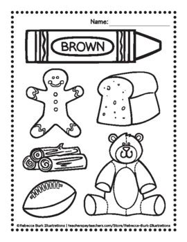 Brown Coloring Pages