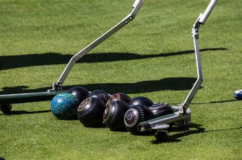 Collecting The Lawn Bowling Balls Outdoor Power Equipment Lawn Whitby