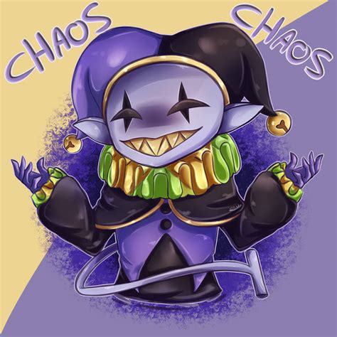 Deltarune Jevil By Blizzysnowolf On Deviantart
