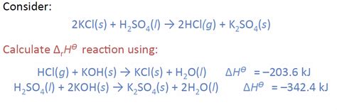 Solved Consider 2kcl S H2so4 L Rightarrow 2hcl G