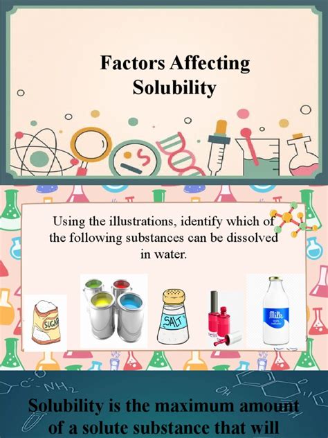 Science Q1 W3 Factors Affecting Solubility Pdf Solubility Solvent
