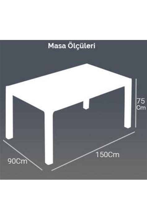 Sadık Plastik Sp Beyaz Camlı Novussi Classi Rattan Masa Bahçe Balkon